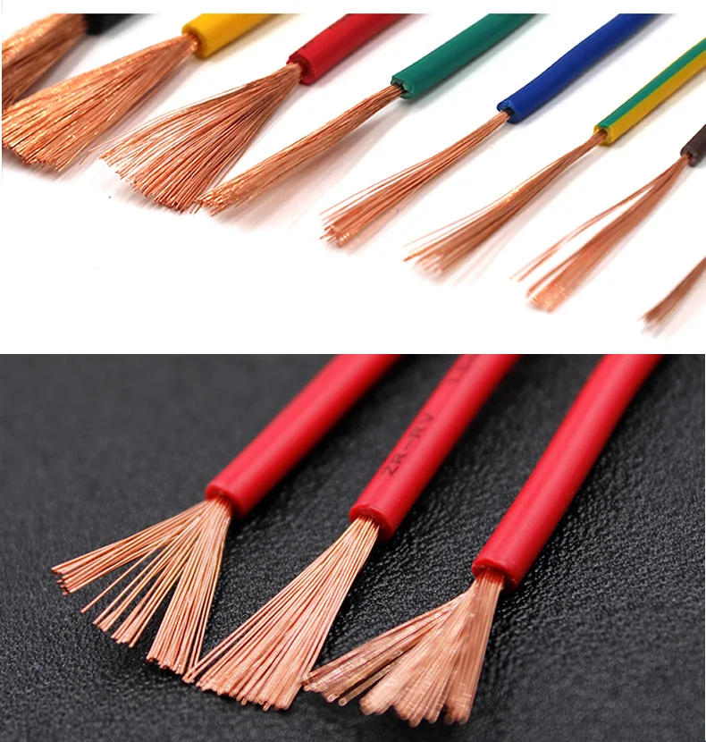single core wire 22AWG 20AWG18AWG 17AWG 15AWG 13AWG 11AWG PVC ...