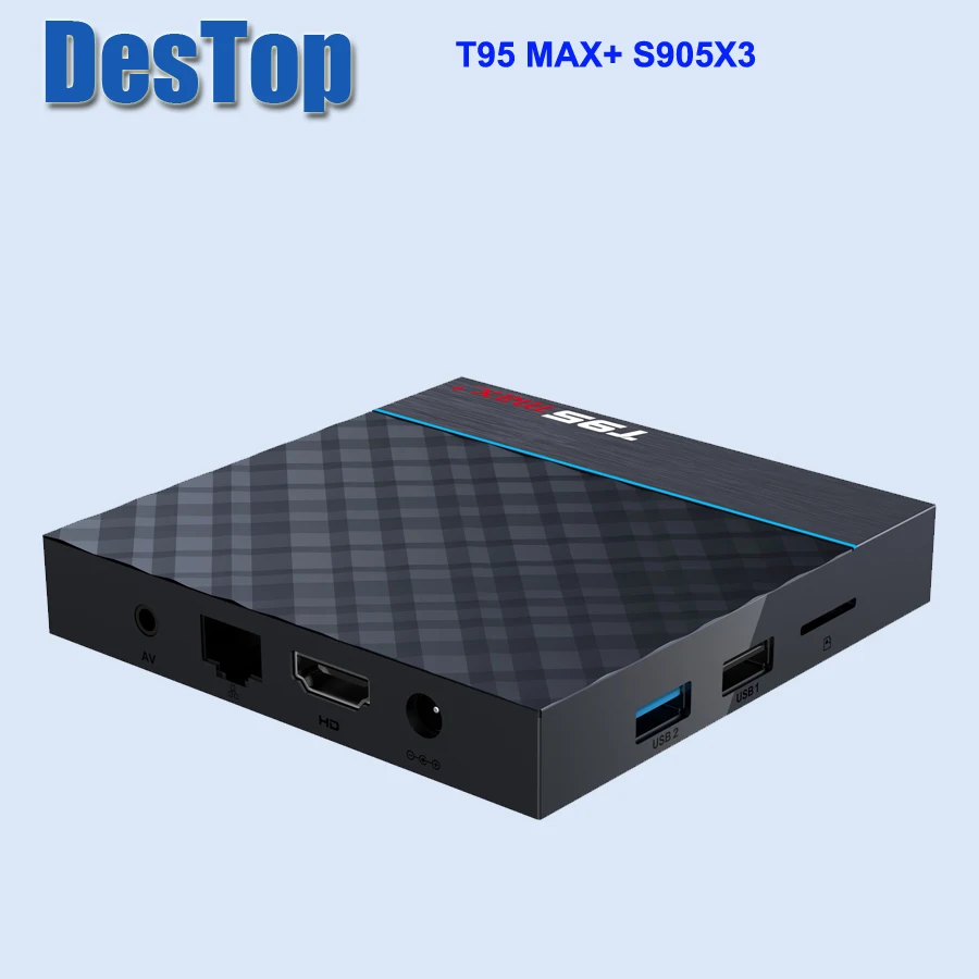 T95 MAX Plus Android tv Box Android 9,0 Amlogic S905X3 Smart tv Box 4K ...