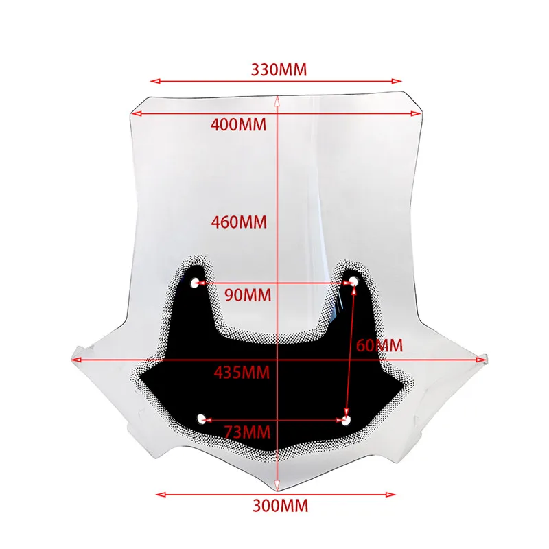 Motorcycle Windshield Windscreen Wind Deflectors screen For BMW F750GS ...