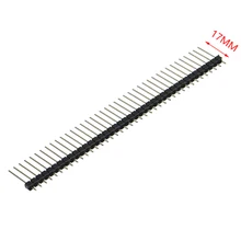 10PCS 1X40 Pin Single Row MALE 2.54MM PITCH 11MM/15MM/17MM/21MM/25MM ...