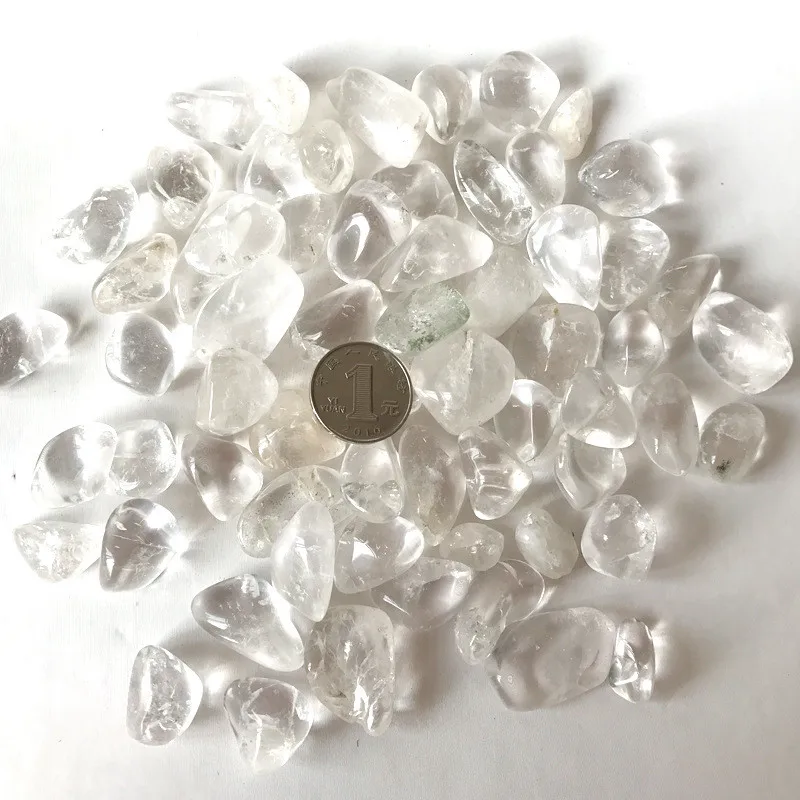 100g Natural White Crystal Quartz Broken Small Gravel Stone Quartz ...