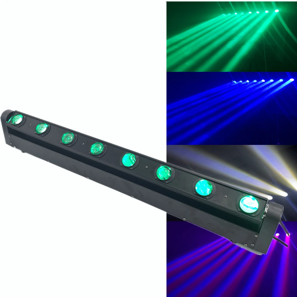 LED Bar Beam 8x12W RGBW Quad Moving Head LED Stage Light DJ DMX ...