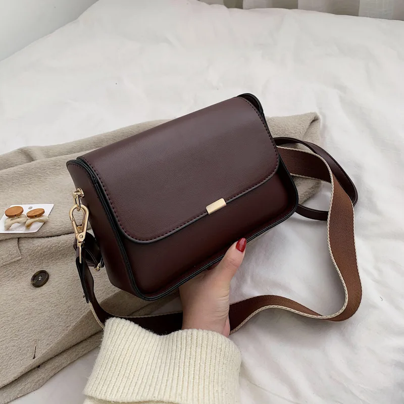 Elegant High Texture Square Sling Bag Simple Cross Body Women's Fashion ...