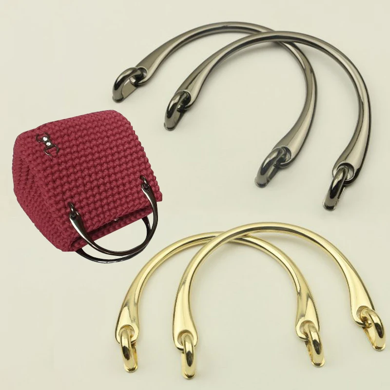 Metal-Bag-Handles-For-Handbag-Shoulder-Bag-Strap-With-Short-Handle-Bag ...