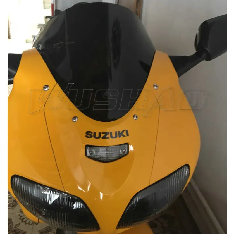 Motorcycle Double Bubble Windshield WindScreen Screen 1999 2000 2001 ...