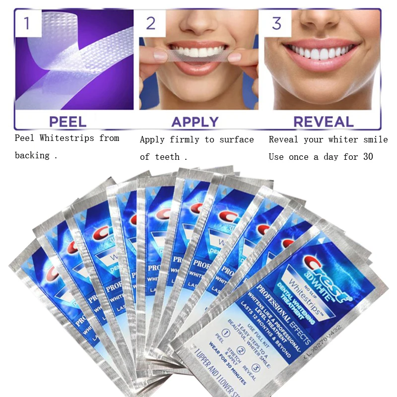 Generic Crest 3d Luxe Whitestrips Oral Hygiene Teeth Whitening Kit ...