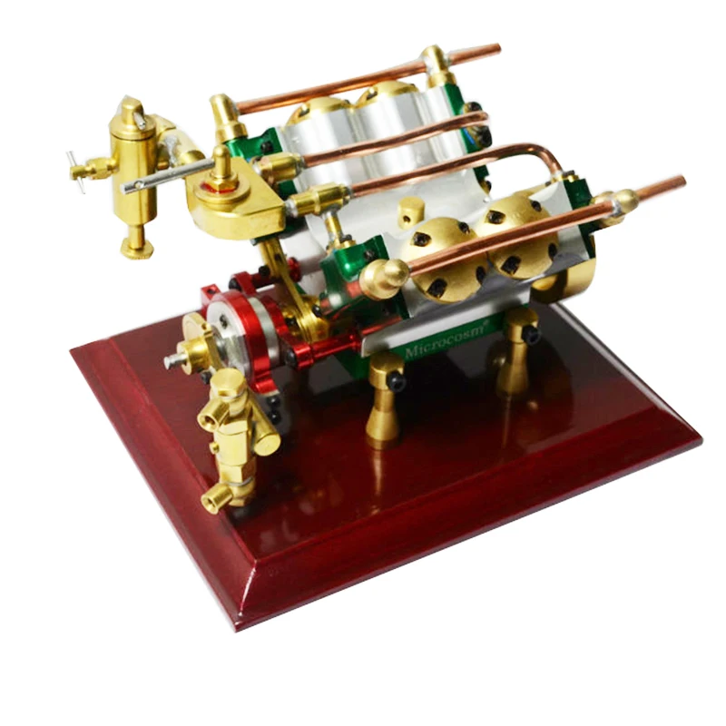 V-type-4-cylinder-Steam-Engine-Model-4-1-Planetary-Gear-Ratio-Steam ...