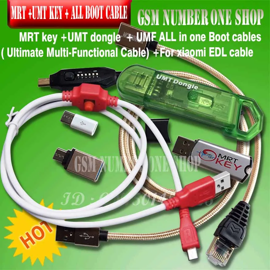Original new MRT Dongle mrt key 2 + umt dongle key + UMF all in 1 cable ...