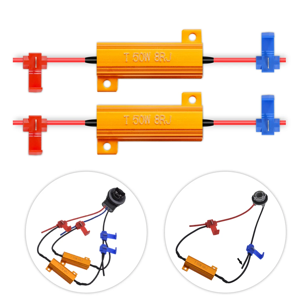 2pcs-DIY-Canbus-Error-Free-Decoder-Led-Warning-Canceller-Anti-Flicker ...