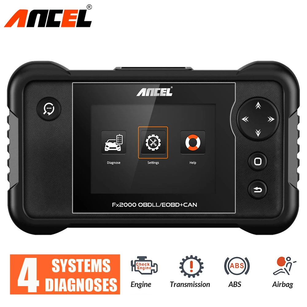 Ancel Fx2000 Professional Obd2 Automotive Scanner Abs Srs Airbag ...