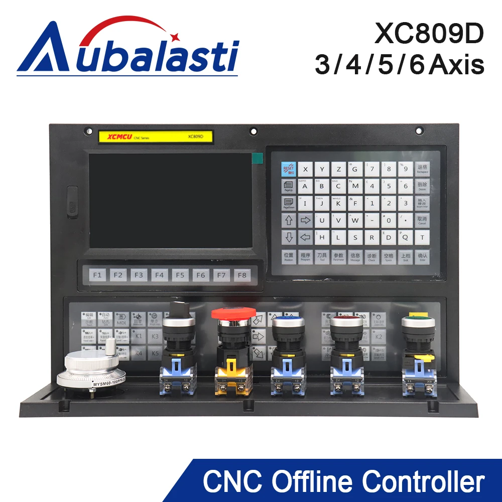 XC809D 3 6 축 USB CNC 제어 시스템 컨트롤러, FANUC G 코드 지원, 오프라인 밀링 보링 태핑 드릴링 피딩 ...