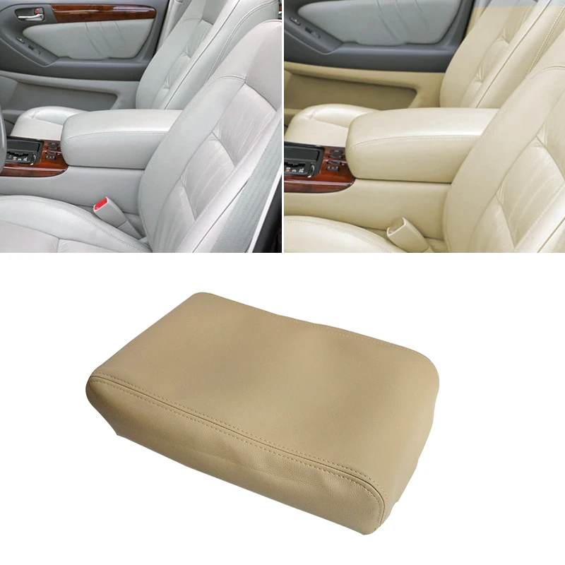 Beige-Center-Armrest-Leather-Cover-For-Lexus-GS300-GS400-GS430-1999 ...