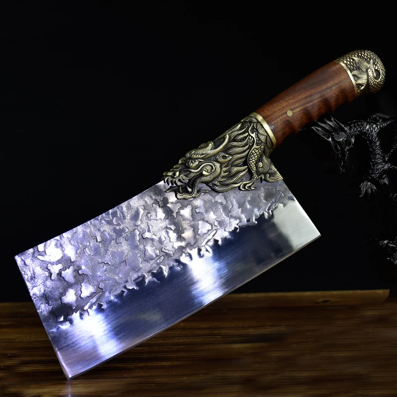 Household-bone-chopper-Longquan-handmade-forging-kitchen-knife-bone ...