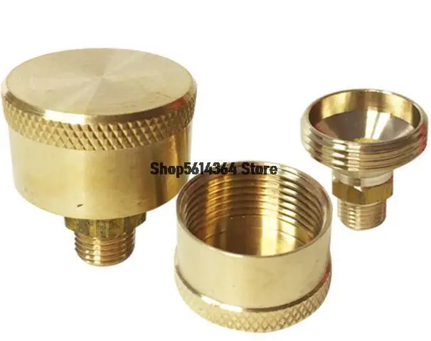 1pc Machine Parts 1/8" NPT Thread Grease Oil Cup Cap Gold Tone