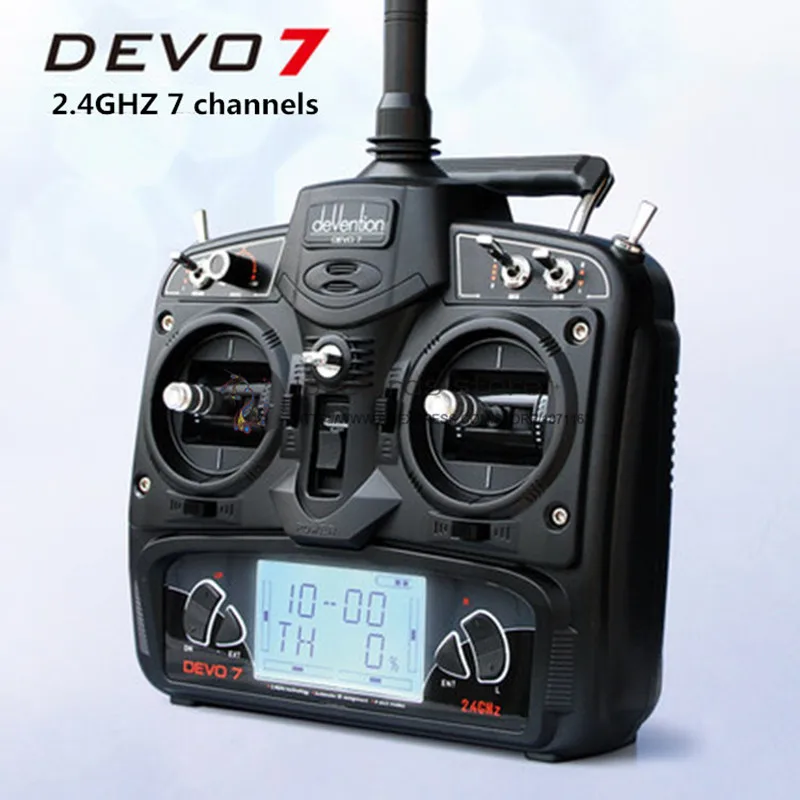 Original Walkera 2.4g 7 Channels Remote Control Devo 7 Transmitter For ...