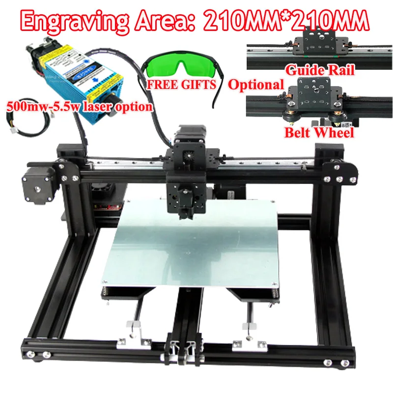21x21CM-DIY-Corexy-XY-Plotter-Drawbot-Aluminum-Frame-Drawing-Machine ...