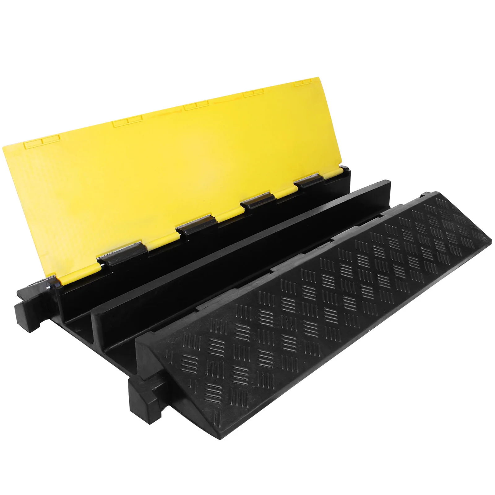 VEVOR-Large-Cable-Protectors-2-Channel-Rubber-Cable-Ramps-66000lbs ...