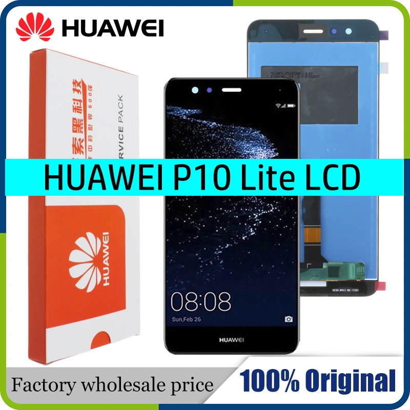 Huawei P10 Lite Display Original Frame | Original Lcd Display Huawei ...