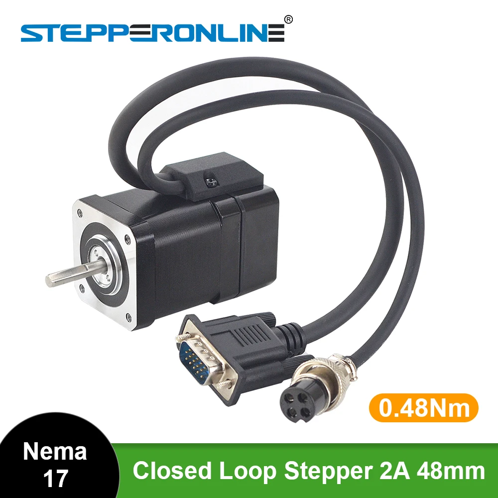 Nema 17 Closed Loop Stepper Motor 48Ncm with Encoder 1000CPR 2A 48mm 4 lead 42 Motor Nema17 ...