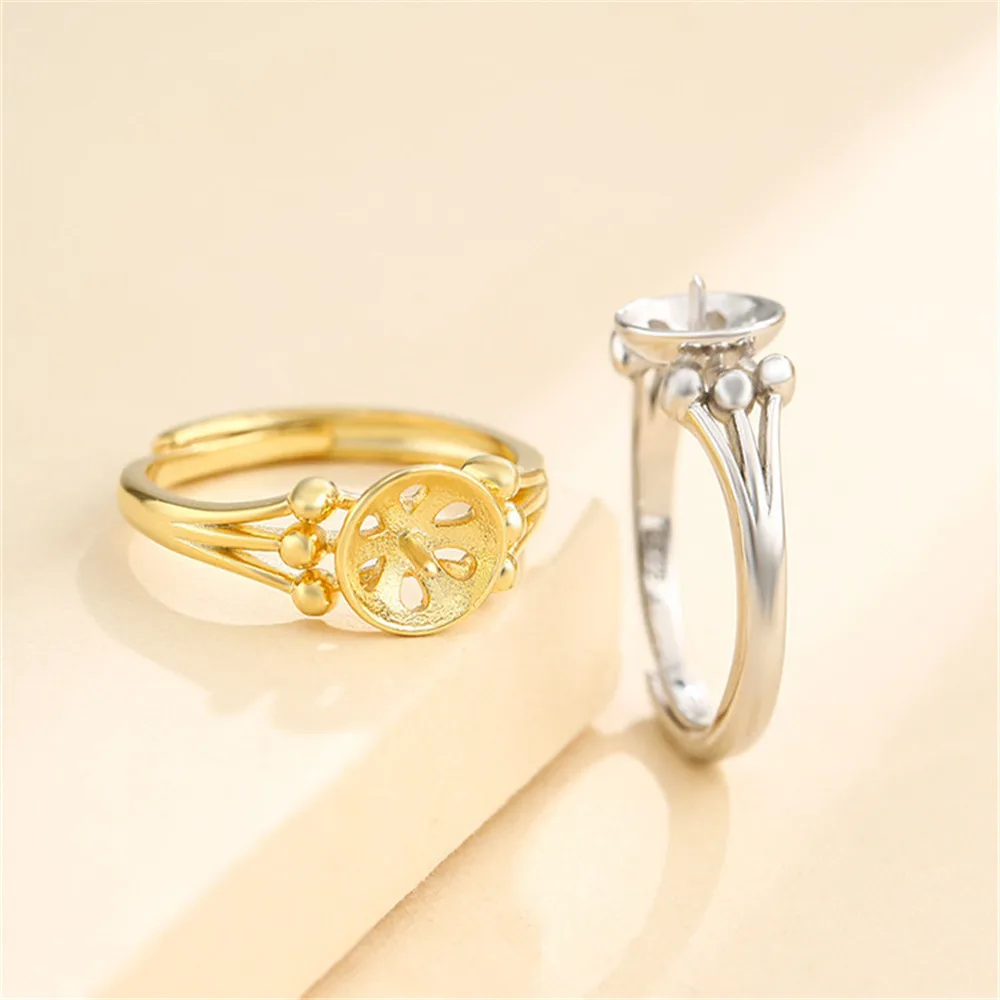 Ring-Setting-for-8mm-10mm-Round-Beads-or-Pearls-Gold-Plated-925-Silver ...