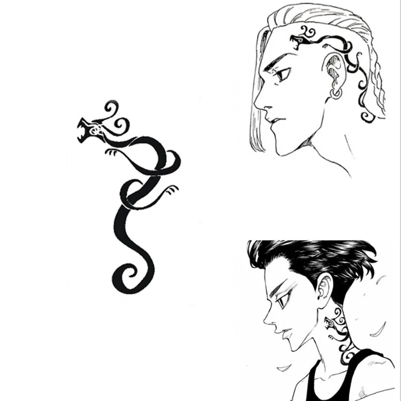 Tokyo revengers draken tattoo png - fikoshots