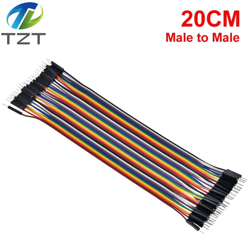 Circuits intégrés,30c Female to female--40 Câbles Dupont Pour Arduino ...