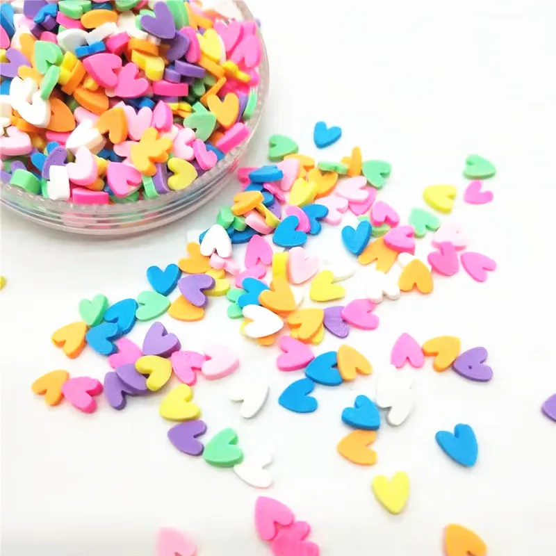 20g-lot-5mm-Mix-Yellow-Heart-Clay-Polymer-Colorful-for-DIY-Crafts-Tiny ...