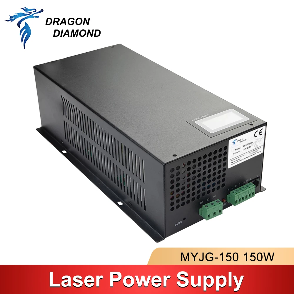 DRAGON DIAMOND 150W CO2 Laser Power Supply for Laser Engraving Cutting ...