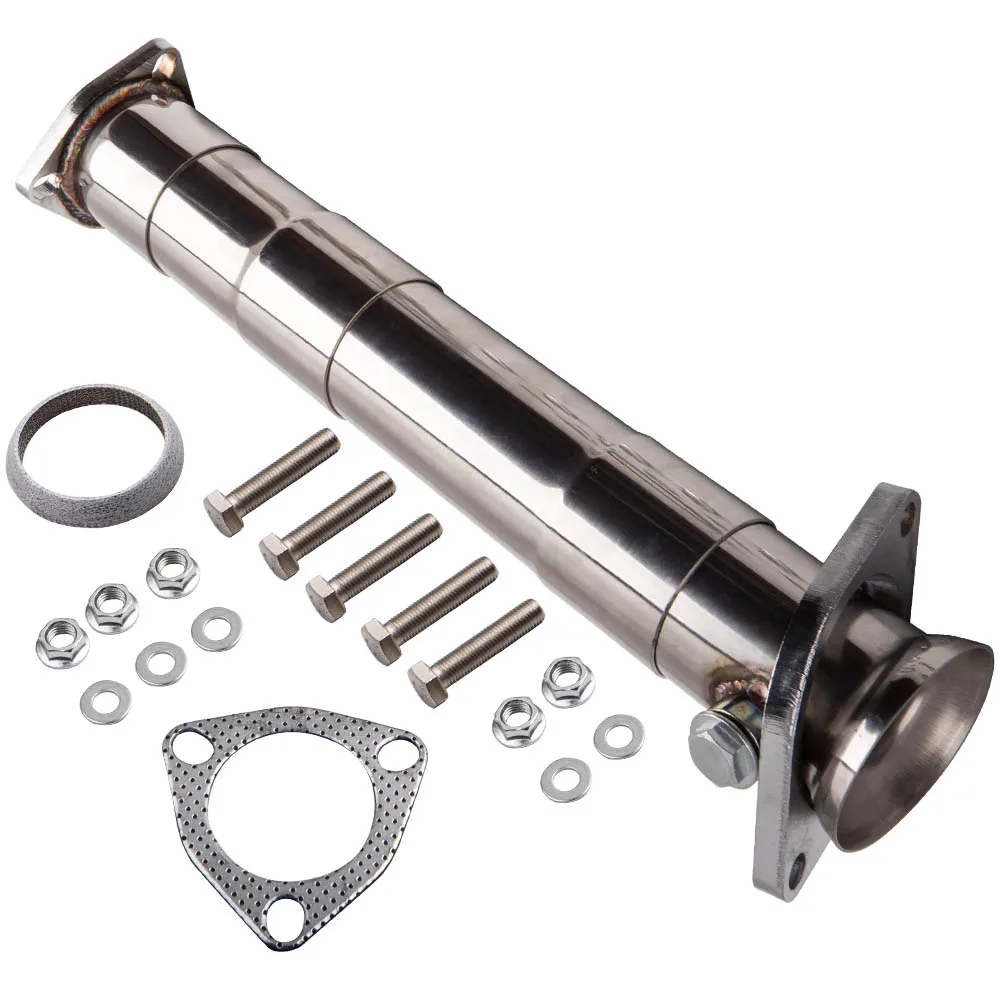 2.5" Stainless Steel 4-way Exhaust High Flow Test Pipe For Honda Crx ...