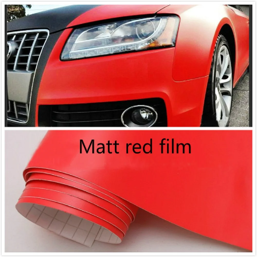 Car vinyl foil 500mmx1520mm sub red foil motorcycle foil bike sticker ...