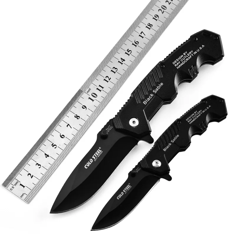 Faca dobrável portátil de aço inoxidável ao ar livre faca de ...