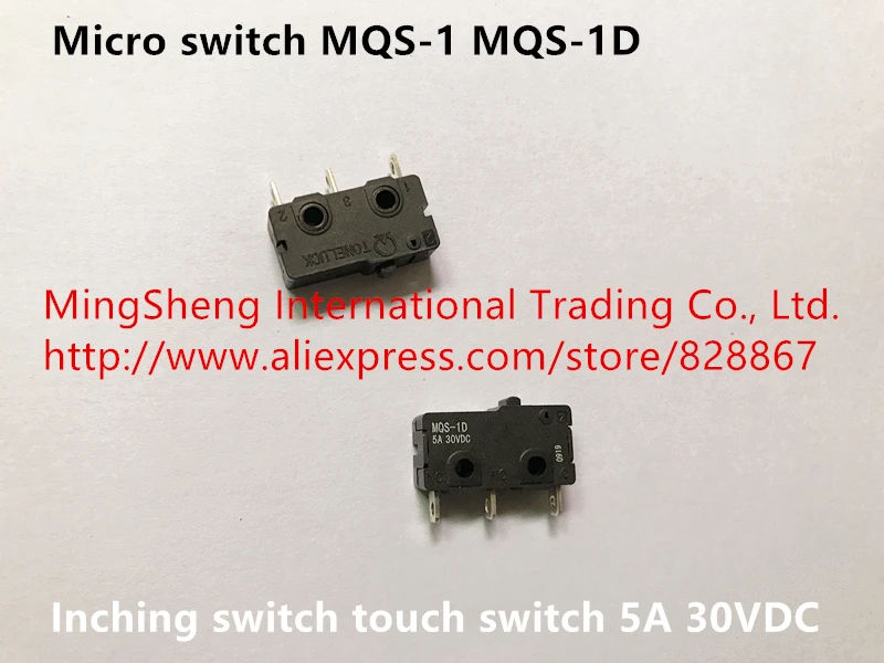 Original New 100% micro switch MQS-1 MQS-1D inching switch touch switch ...