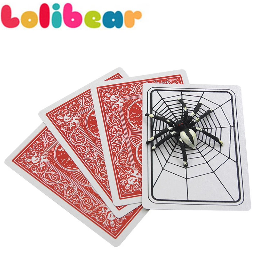 Spider And Net Magic Tricks Card Appearing Magica Magician Closed Up ...