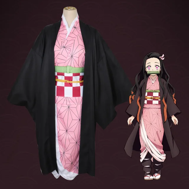 Anime Demon Slayer Haori Yukata Cosplay Sets - AllCosplay.com