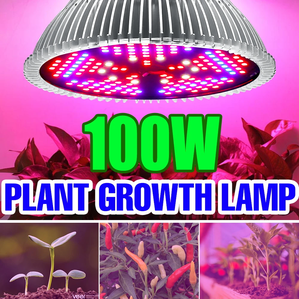 Led Phyto Grow Light Full Spectrum Phytolamp E27 Plant Bulb E14 Uv Lamp ...