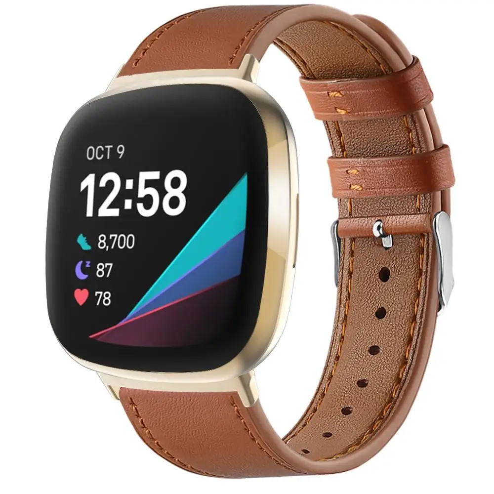 Fitbit Versa 3 PU Leather Strap | FitGear NZ