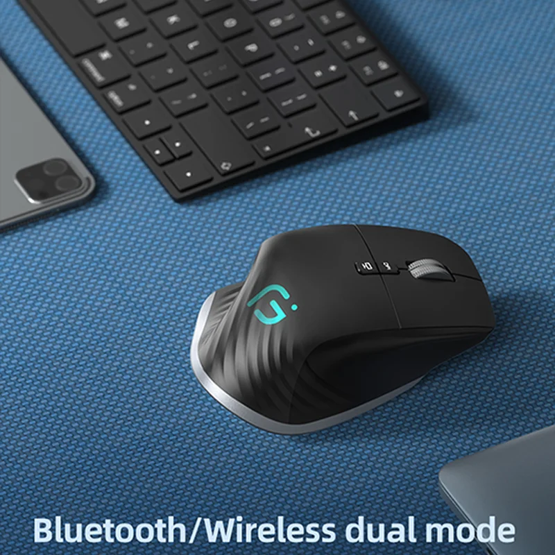 Tipo c mouse sem fio recarregável bluetooth silencioso ergonômico computador dpi até 4000 para ...