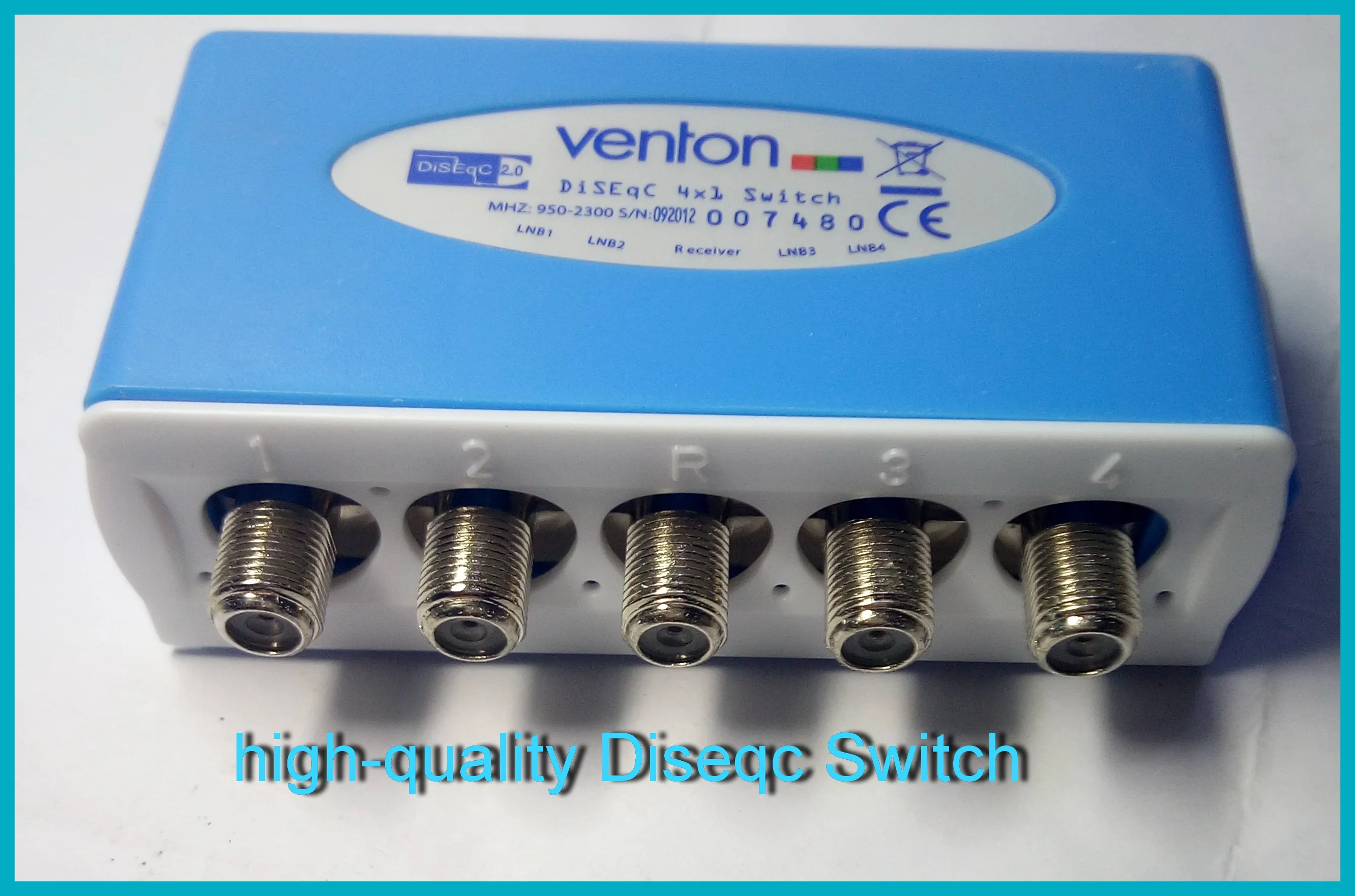 SUPERMAX 4x1 quality 4 in 1 DiSEqC Switch Satellites FTA TV LNB Switch ...