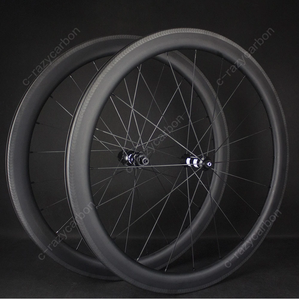 Carbon Cycling Wheels 90mm Wheelset Road Bike With Showstopper Brake ...