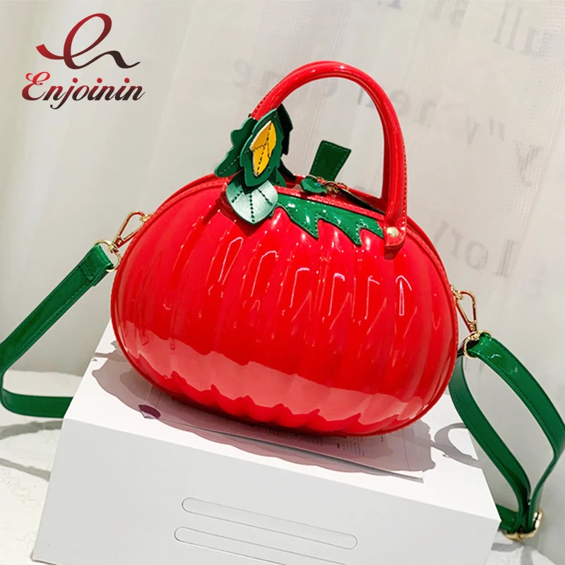 Fun 3D Pumpkin Shape Handbag Shoulder Crossbody Bag for Women Fashion ...
