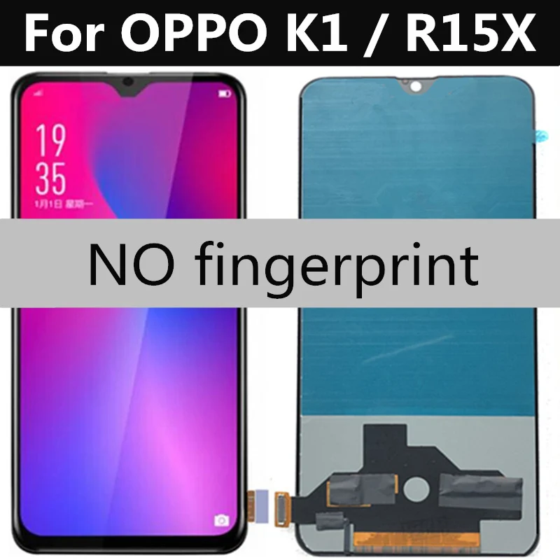 Pantalla LCD TFT para OPPO R15X PBCM10, montaje de digitalizador táctil para OPPO R15 X K1 LCD ...