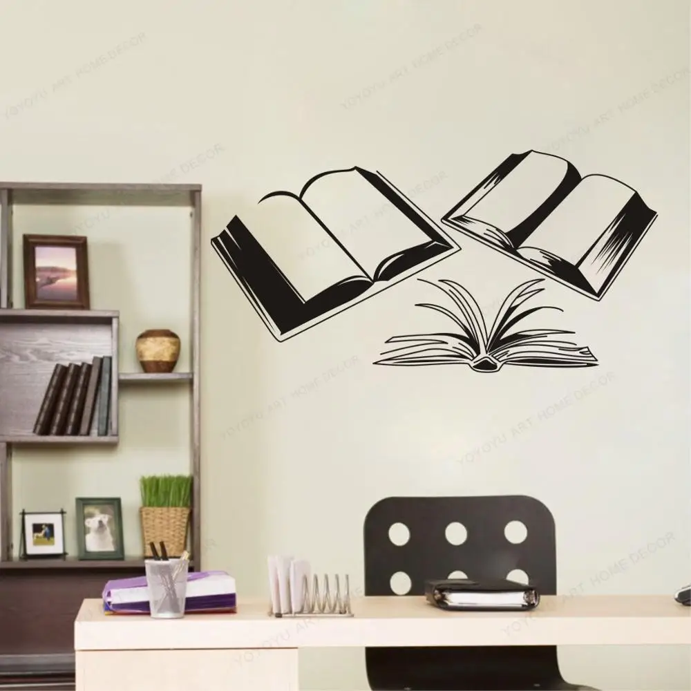 Open Books Wallpaper Design