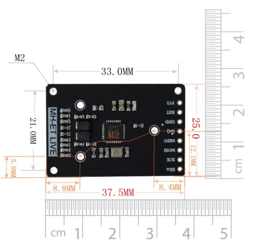 10PCS RFID module RC522 mini Kits S50 13.56 Mhz 6cm With Tags SPI Write ...