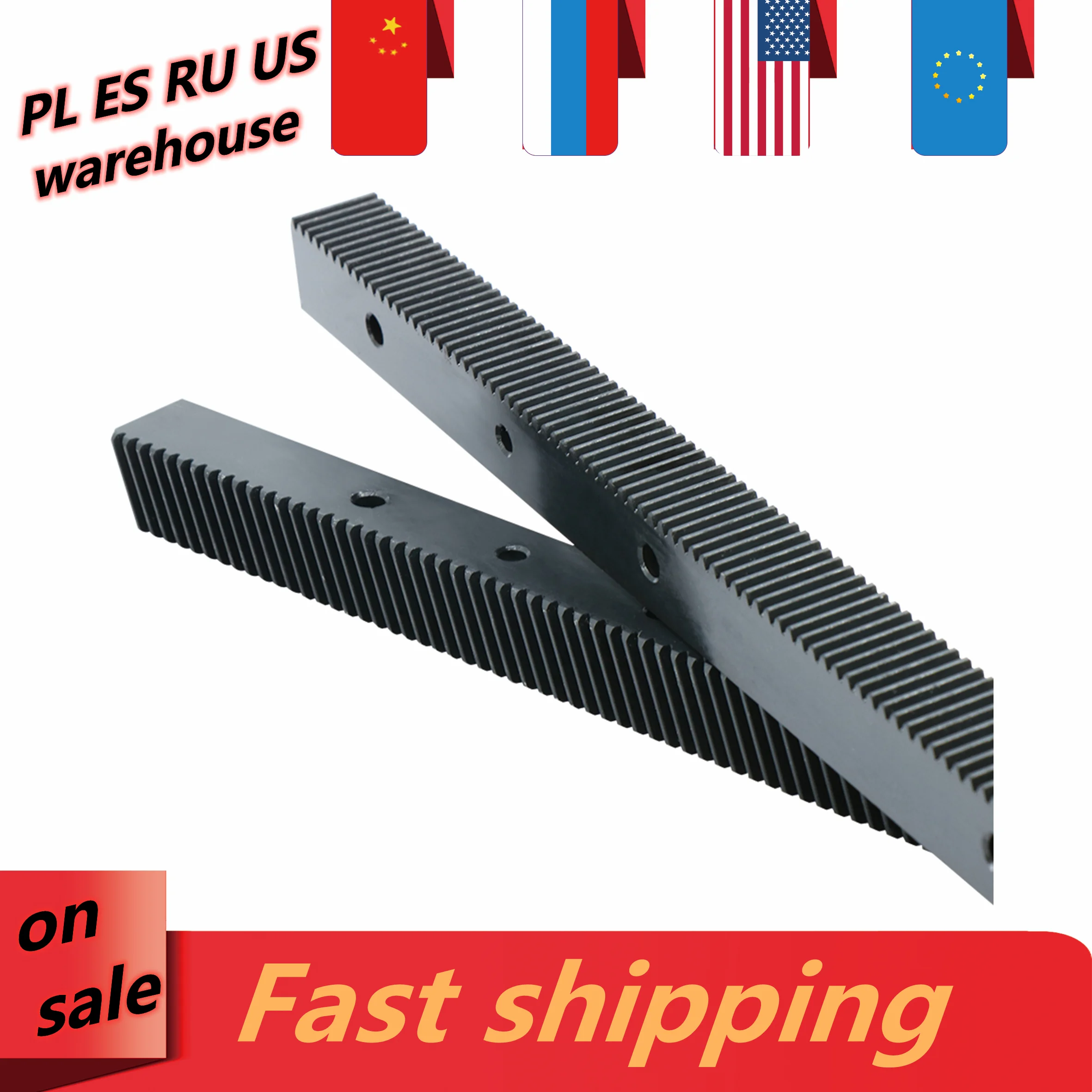 1-25-Modulus-22mm-x-25mm-Helical-straight-rack-670mm-with-mount-holes ...