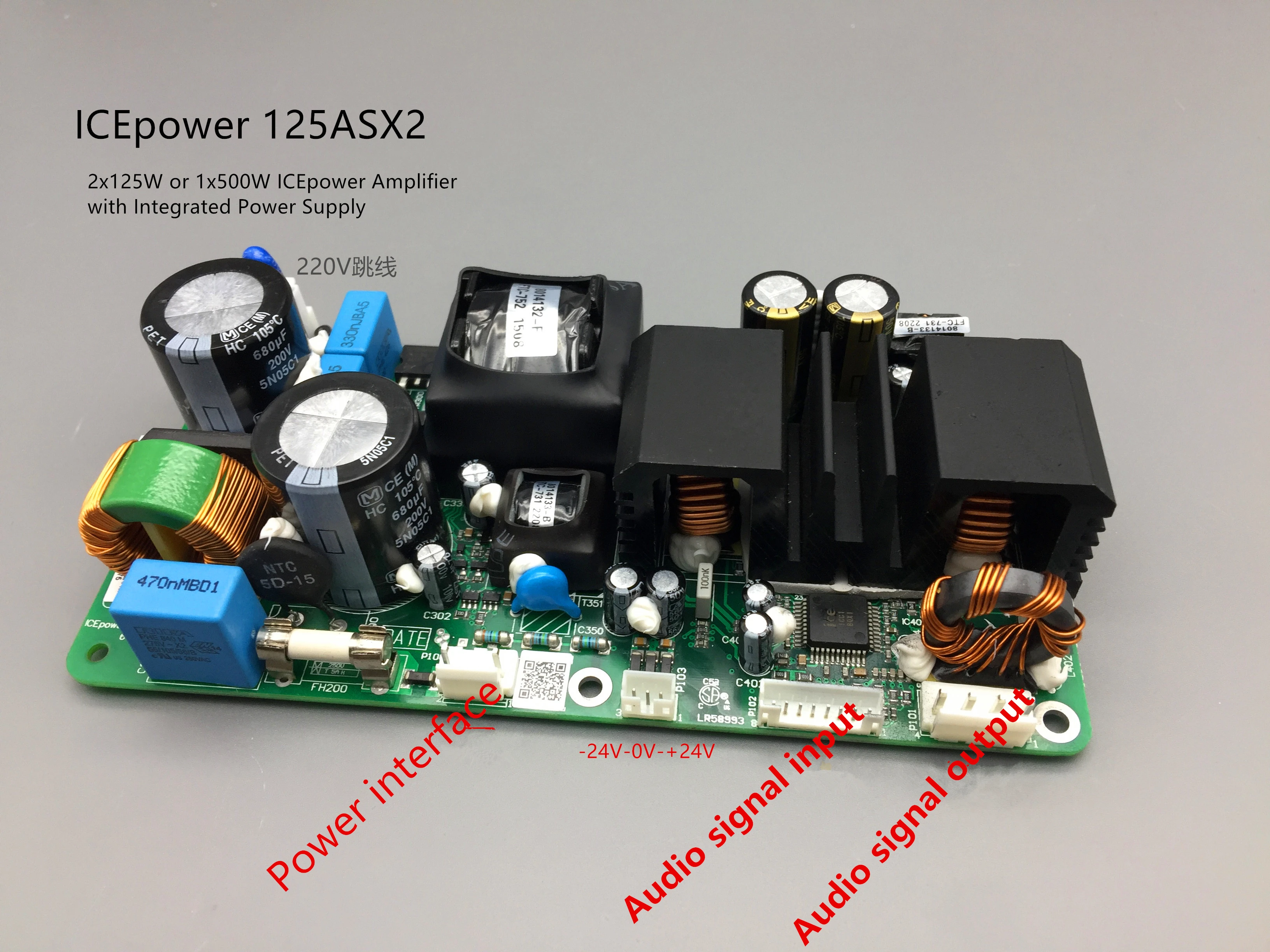 ICEPOWER เครื่องขยายเสียง ICE125ASX2 Digital Stereo Power Amplifier ...