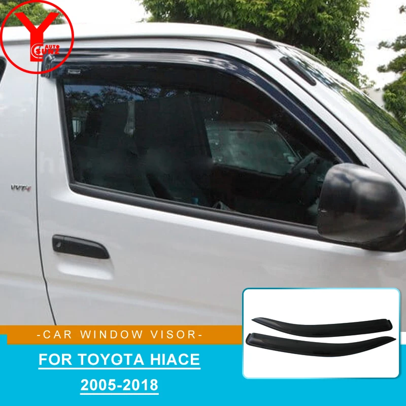 Car Window Visor Weathershields Accessories Side Wind Rain Guard ...