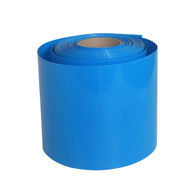 Tube thermorétractable,Gaine de batterie en PVC bleu thermorétractable ...