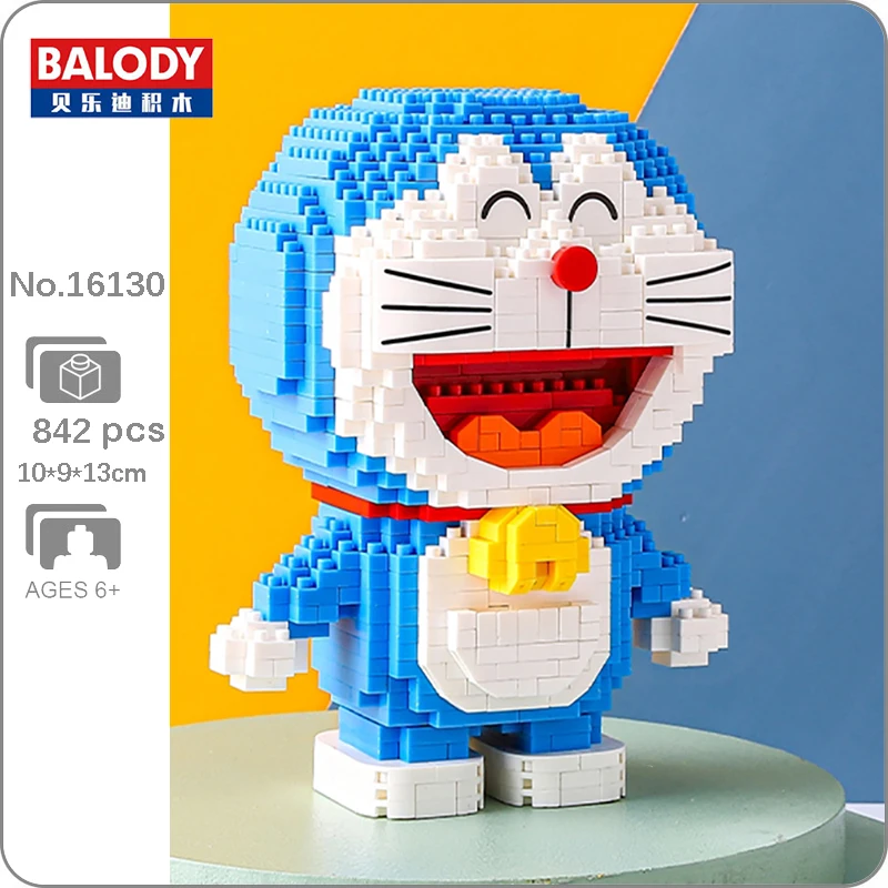 Doraemon Mini Building Blocks | Diamond Blocks Bricks | Cat Robot Stand ...