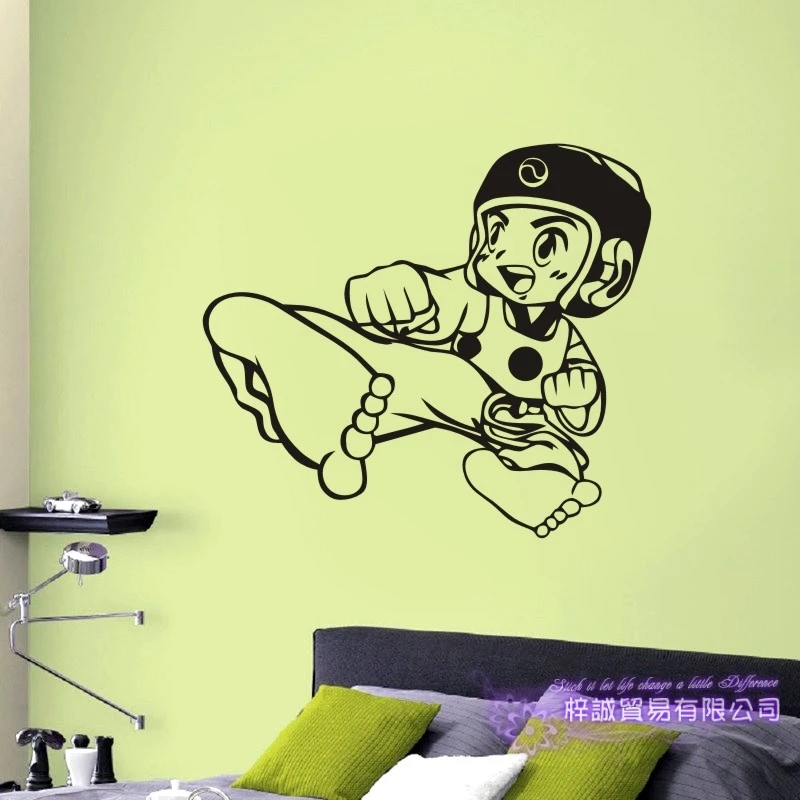 Kickboxing Club Sticker Boxer Car Decal Free Combat Vinyl Striker Wall ...