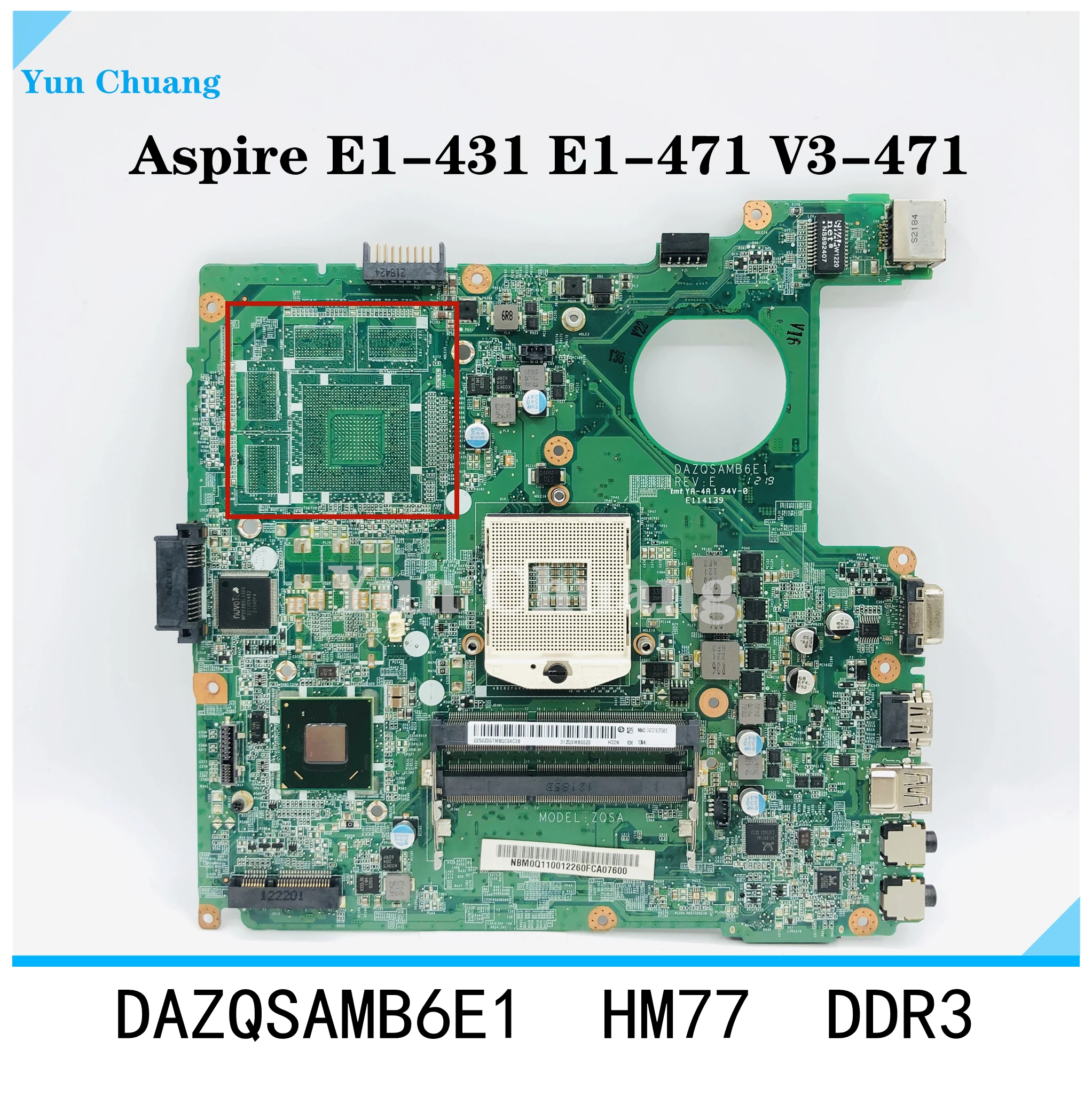 DAZQSAMB6F1-DAZQSAMB6E1-motherboard-For-ACER-Aspire-E1-431-E1-471G-E1-471-V3-471-laptop ...